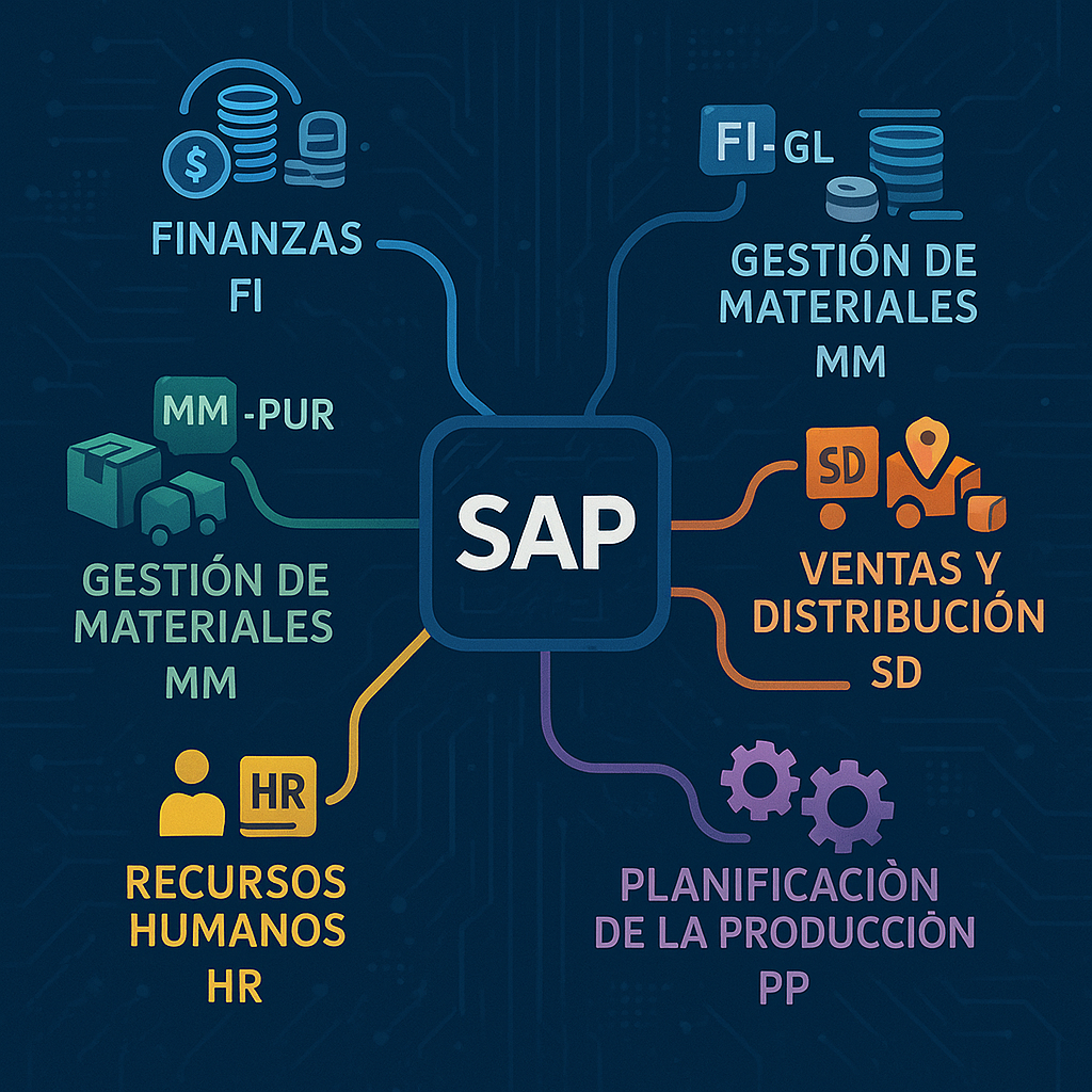 Módulos y submódulos de SAP - Antonio Mejias - cyfuss