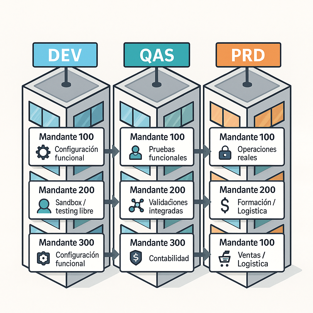 Qué son los mandantes en SAP - Antonio Mejias - cyfuss
